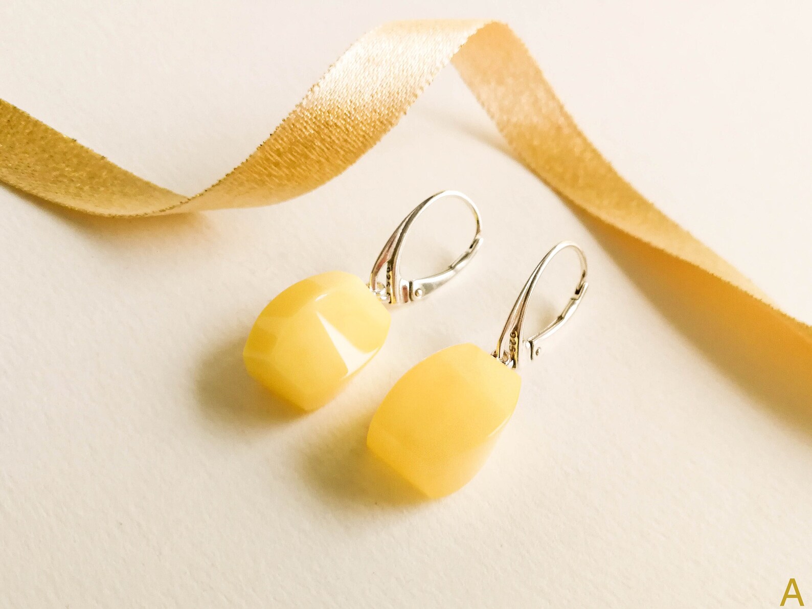 Rectangle Shape Natural Amber White Butterscotch Color - Etsy