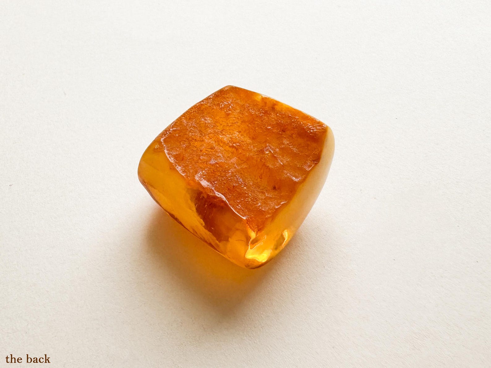 Large White Amber Stone, Memorabilia Amber Stone, Souvenir Genuine ...
