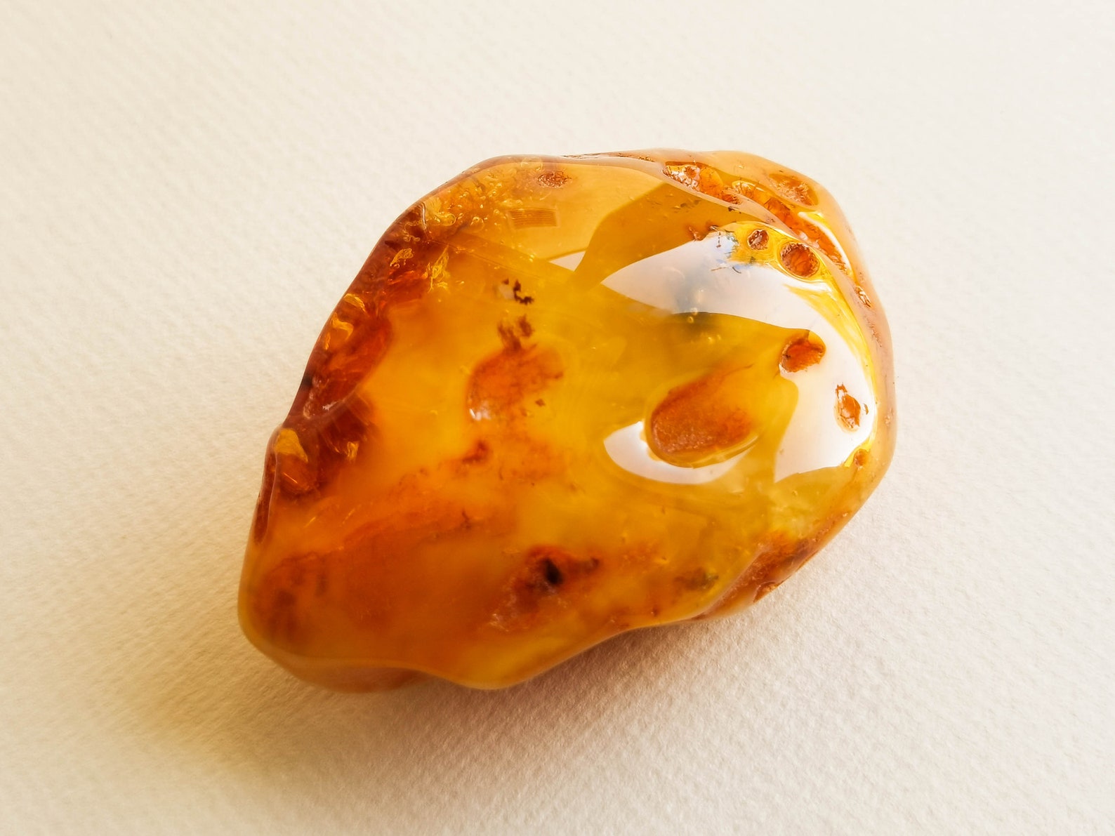 Massive Caramel White Color Amber Souvenir Stone, Yellow Unique Shape ...