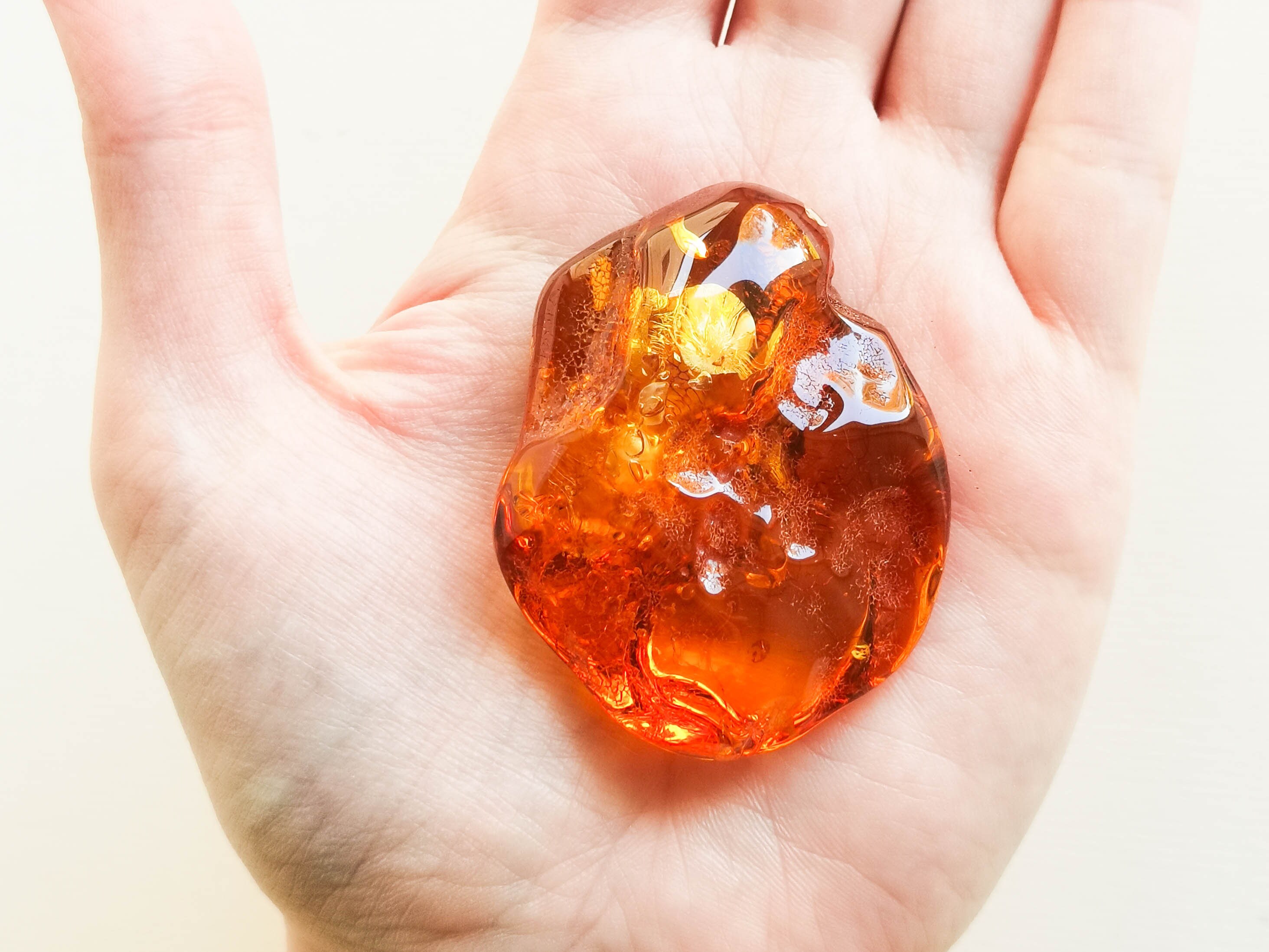 Wow Royal Cognac Color Amber Memorabilia Stone Home Decor - Etsy