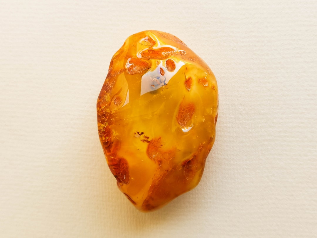Massive Caramel White Color Amber Souvenir Stone, Yellow Unique Shape ...