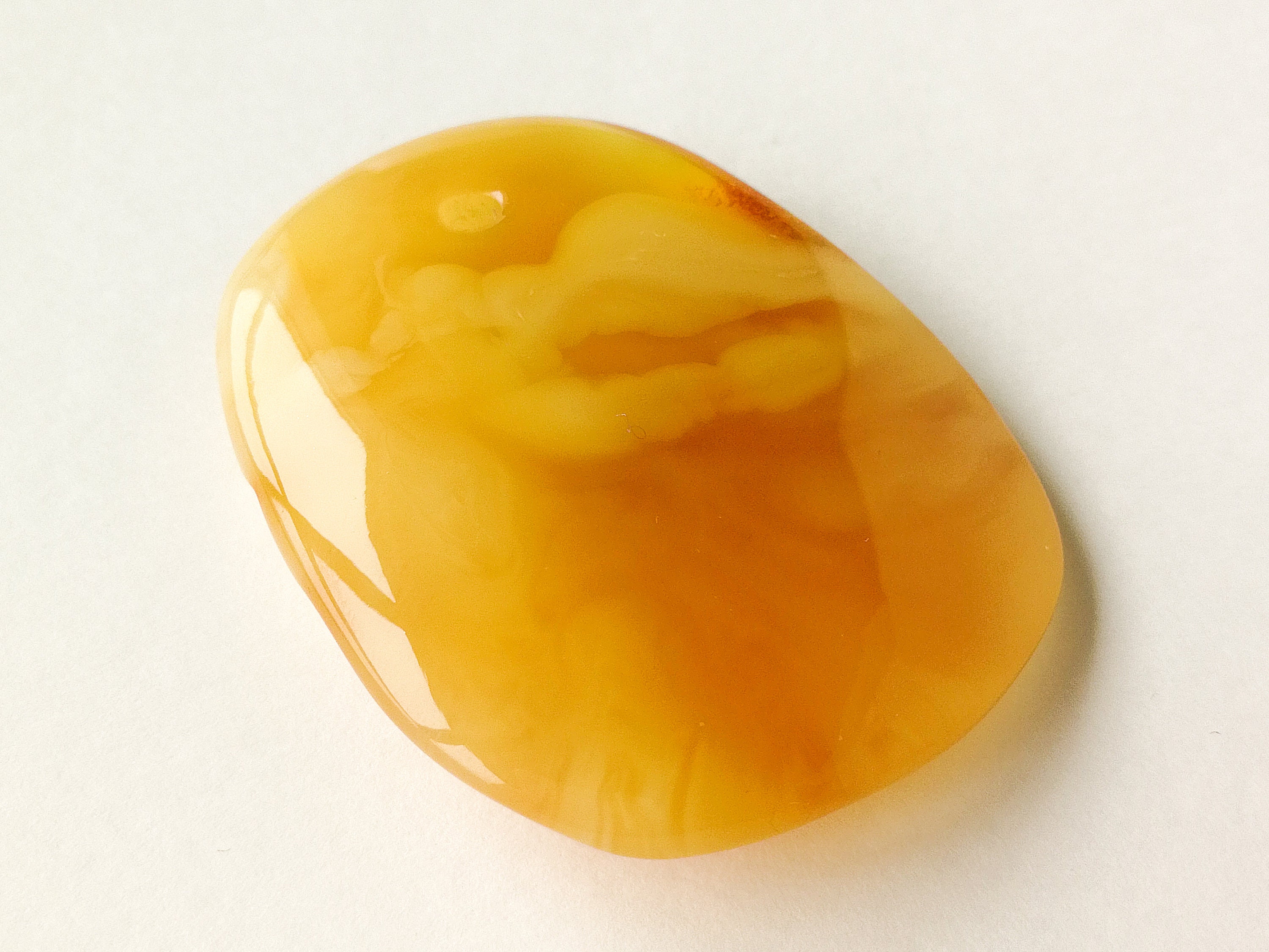 Unique Royal White Color Natural Amber Rectangle Pendant With - Etsy