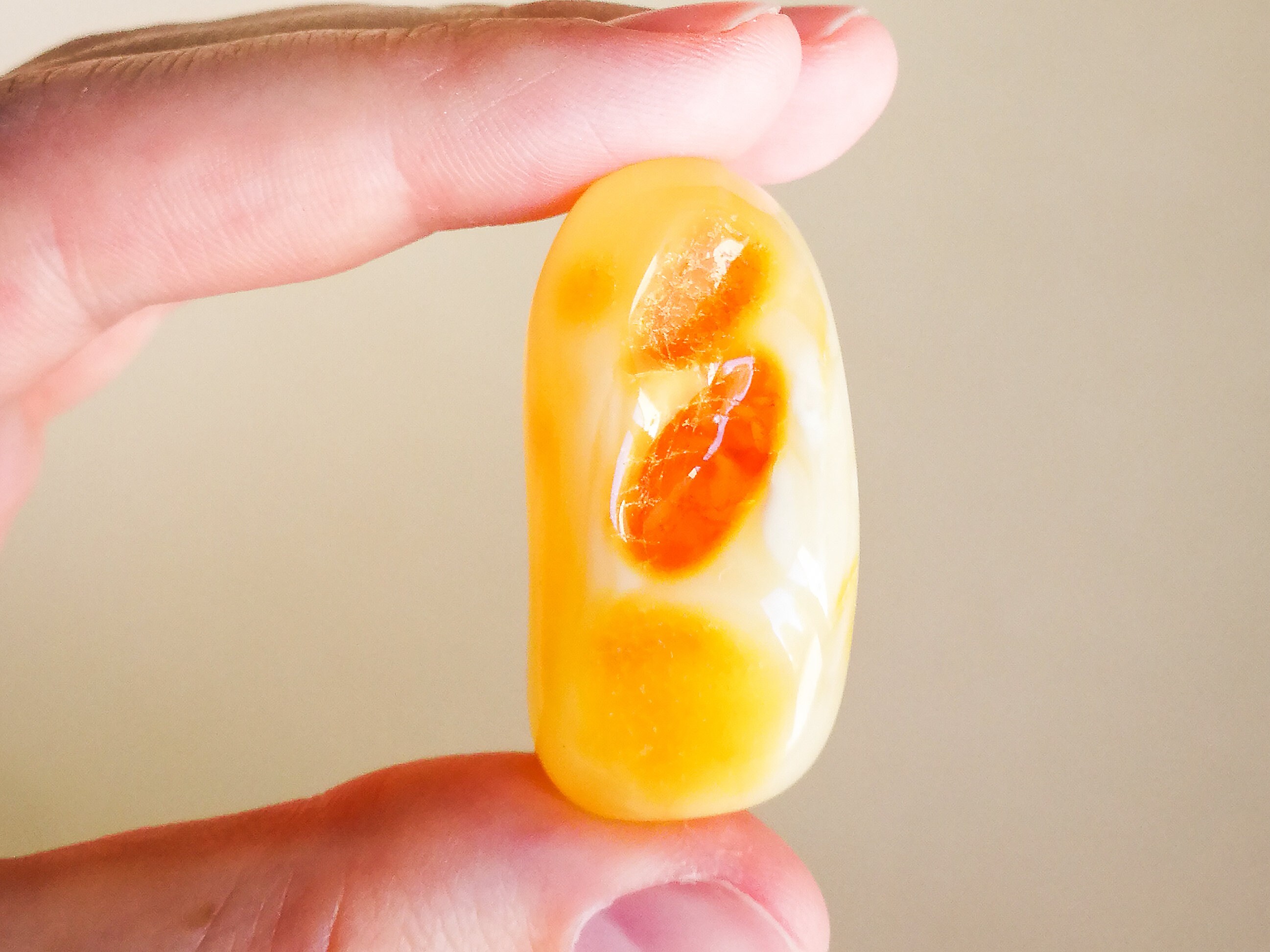 Unique Triangle Shape Yellow Amber Souvenir Stone Memorabilia - Etsy