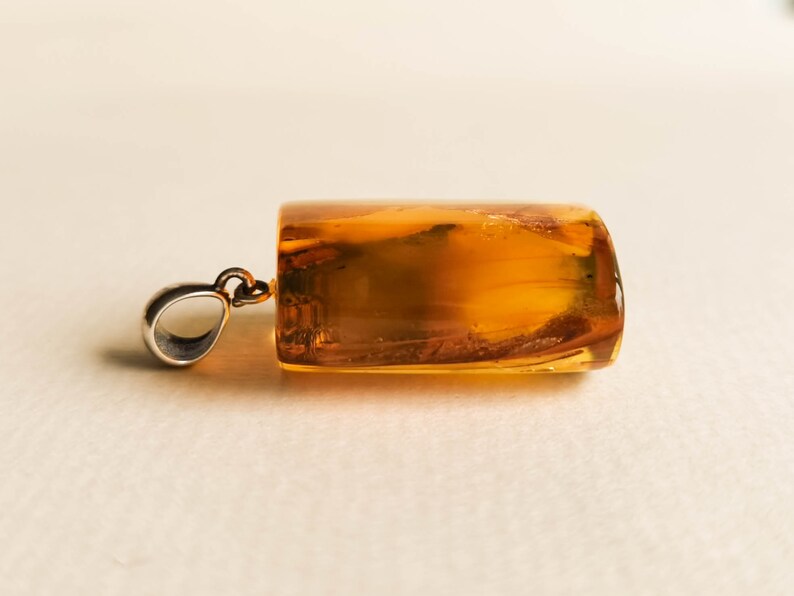Natural Baltic Amber Cognac Color Unique Rectangle Shape - Etsy