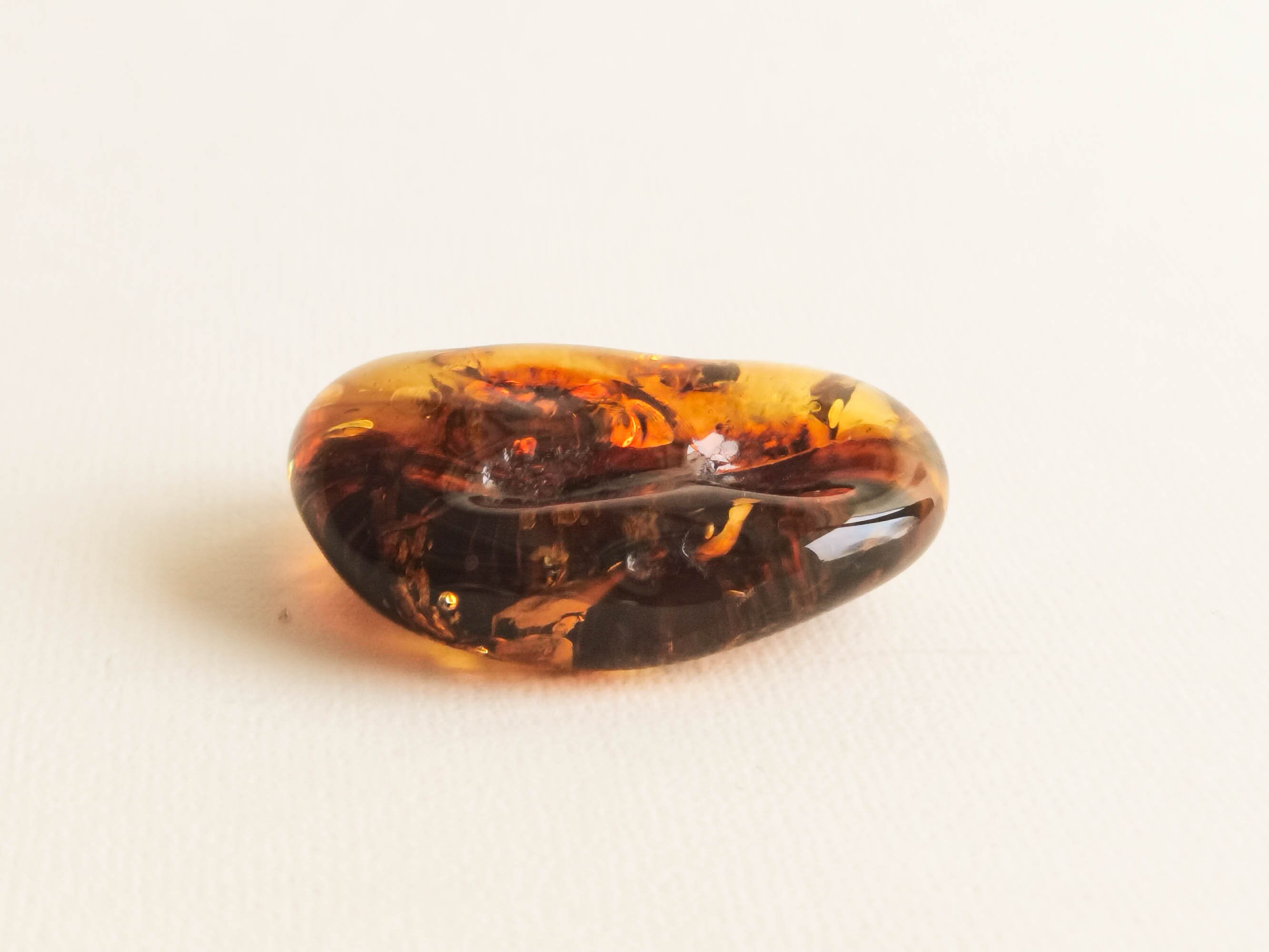 Thick Shiny Cognac Color Amber Memorabilia Stone, Wow Spiritual ...