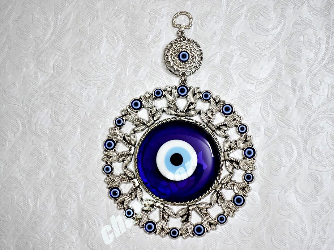 Evil Eye Wall Decor,turkish Evil Eye,evil Eye Wall Hanging,fused Glass ...