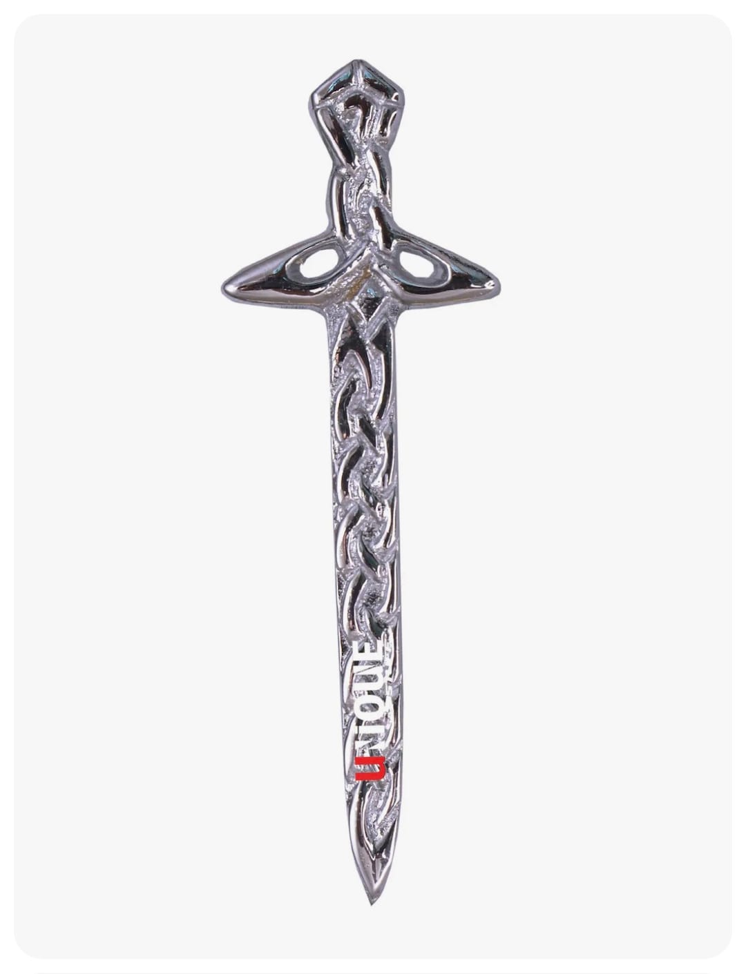 Mens Scottish Highland Celtic Design Kilt Pin Chrome Finish 4 - Etsy