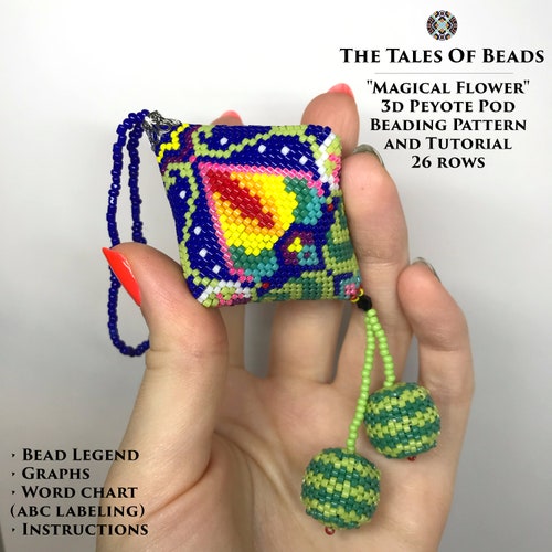 Tutorial pattern Bead Embroidery beading Pattern | Etsy