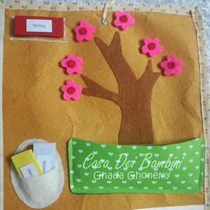 Montessori Felt Calendar Custom Board Personalized Classroom | Etsy