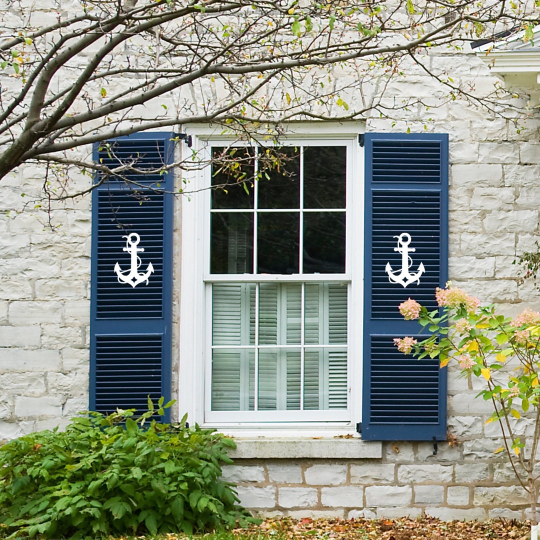 Shutter Embellishments Anchor With Rope Approx 8X5 Custom - Etsy