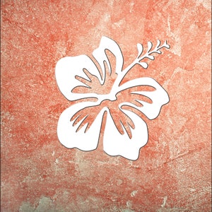 Wall Art, Hibiscus, Tropical, Outdoor Decor, Housewarming Gift, Custom ...