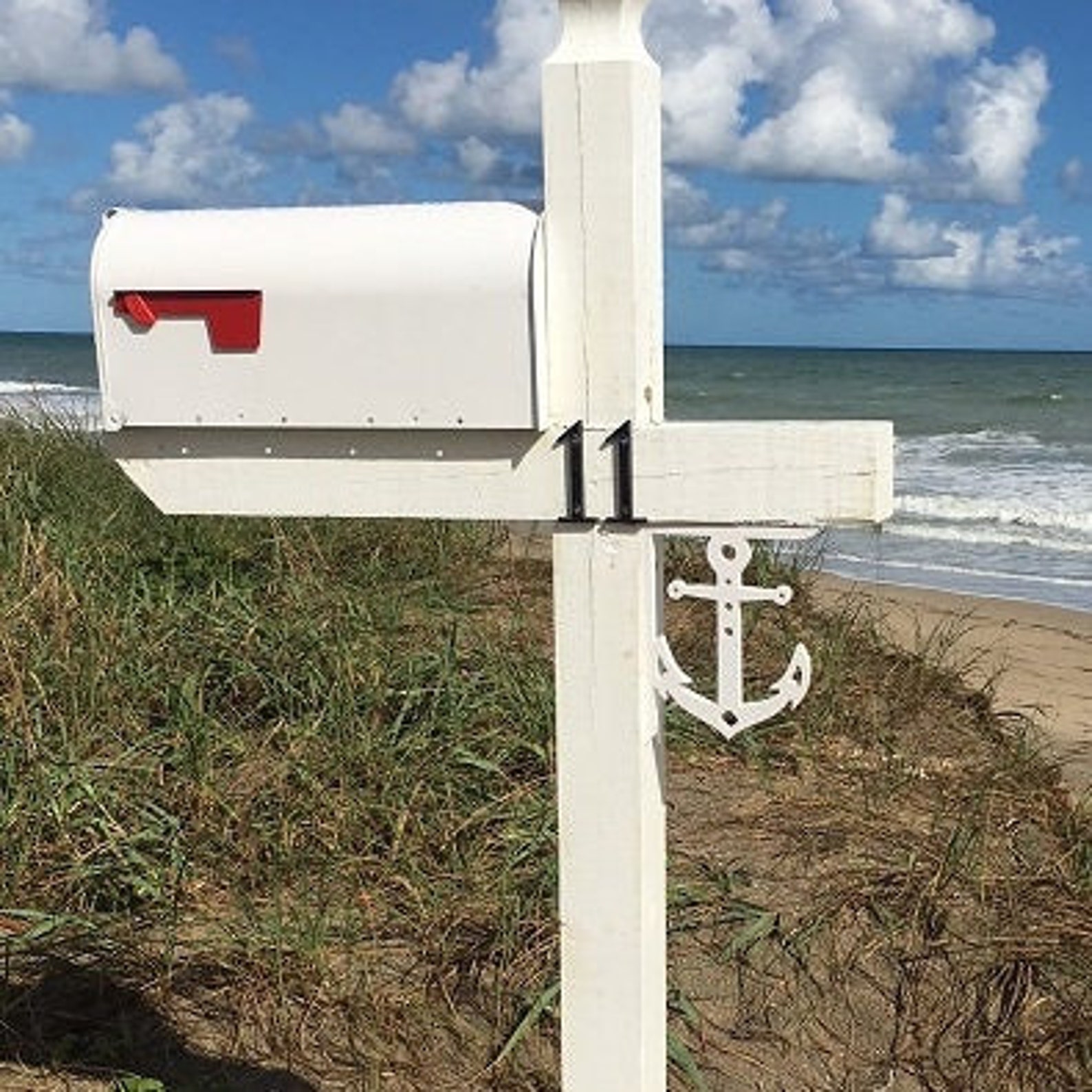 Mailbox Bracket Anchor Small 7x9 Inch Custom Mailbox | Etsy