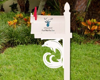 Dolphin Mailbox Post - Etsy