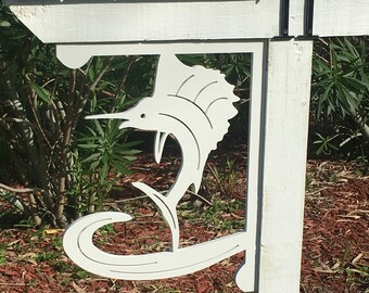 Tropical Mailbox Post - Etsy