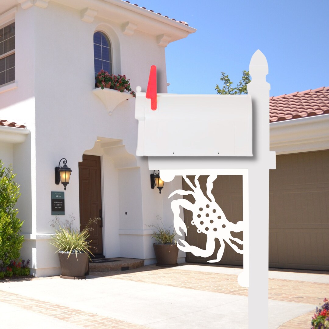 Mailbox Bracket Crab Large 16x21 Inch Custom Mailbox - Etsy