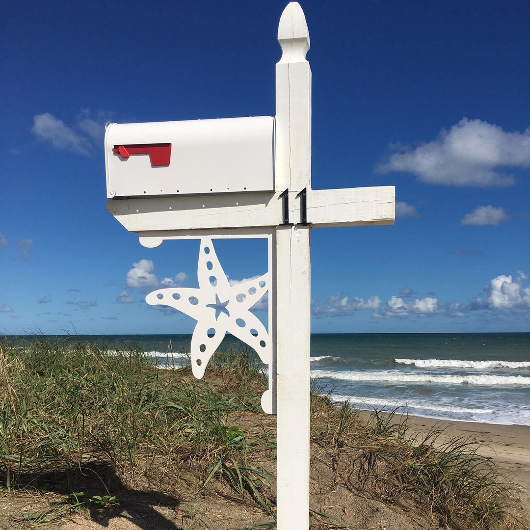 Mailbox Bracket Starfish Large 16x21 Inch Custom Mailbox - Etsy