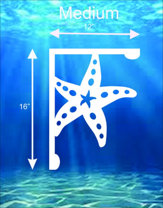 Mailbox Bracket Starfish Medium 12x16 inch Custom Mailbox | Etsy