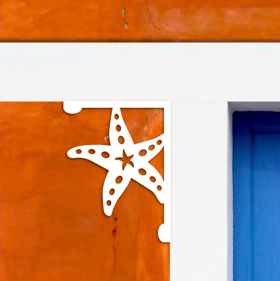 Mailbox Bracket Starfish Small 7x9 Inch Custom Mailbox - Etsy