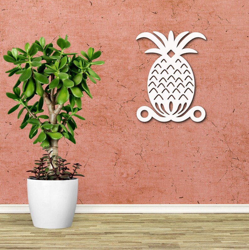 Wall Art Pineapple Tropical Outdoor Decor Housewarming - Etsy