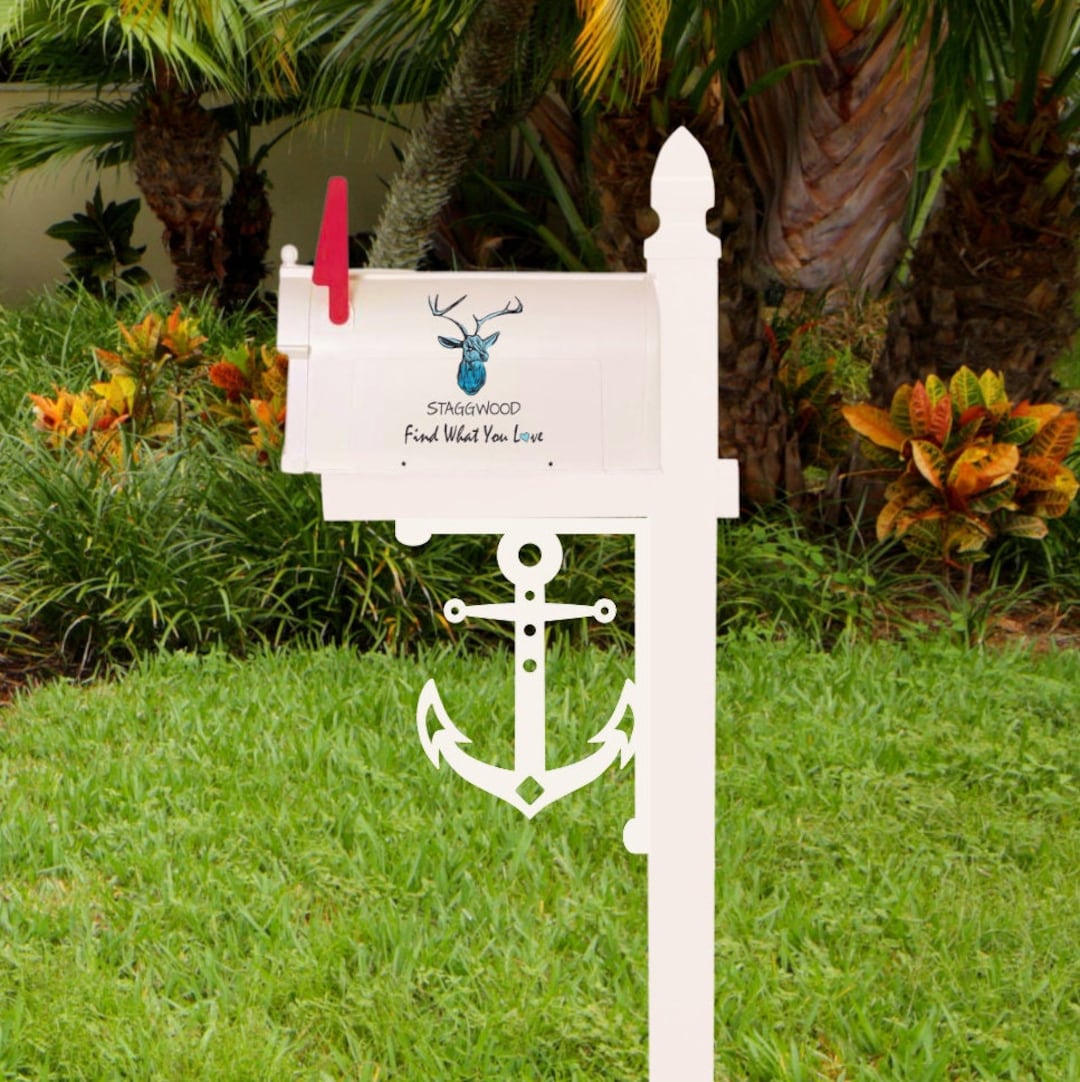 Mailbox Bracket Anchor Medium 12x16 Inch Custom Mailbox - Etsy