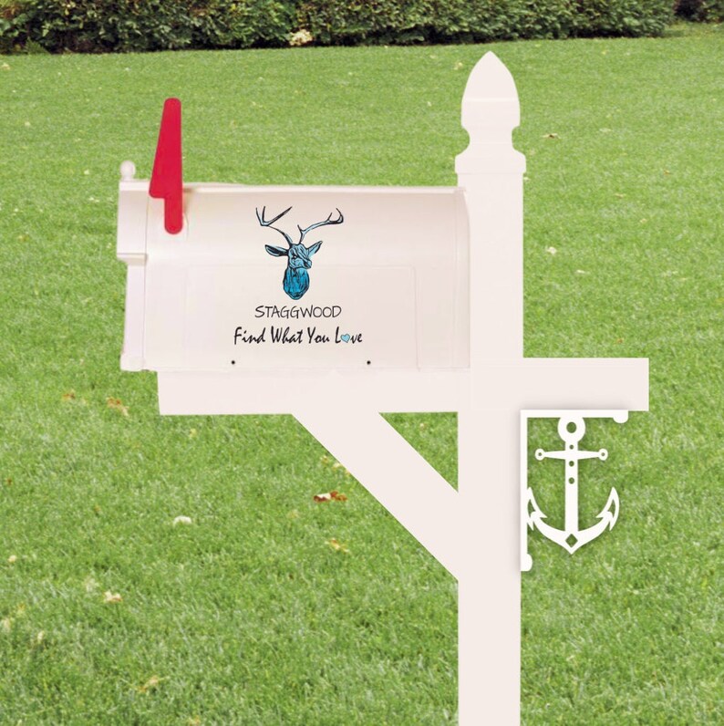 Mailbox Bracket Anchor Small 7x9 Inch Custom Mailbox | Etsy