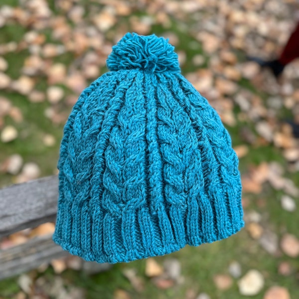 Hand Knit Hat - Etsy