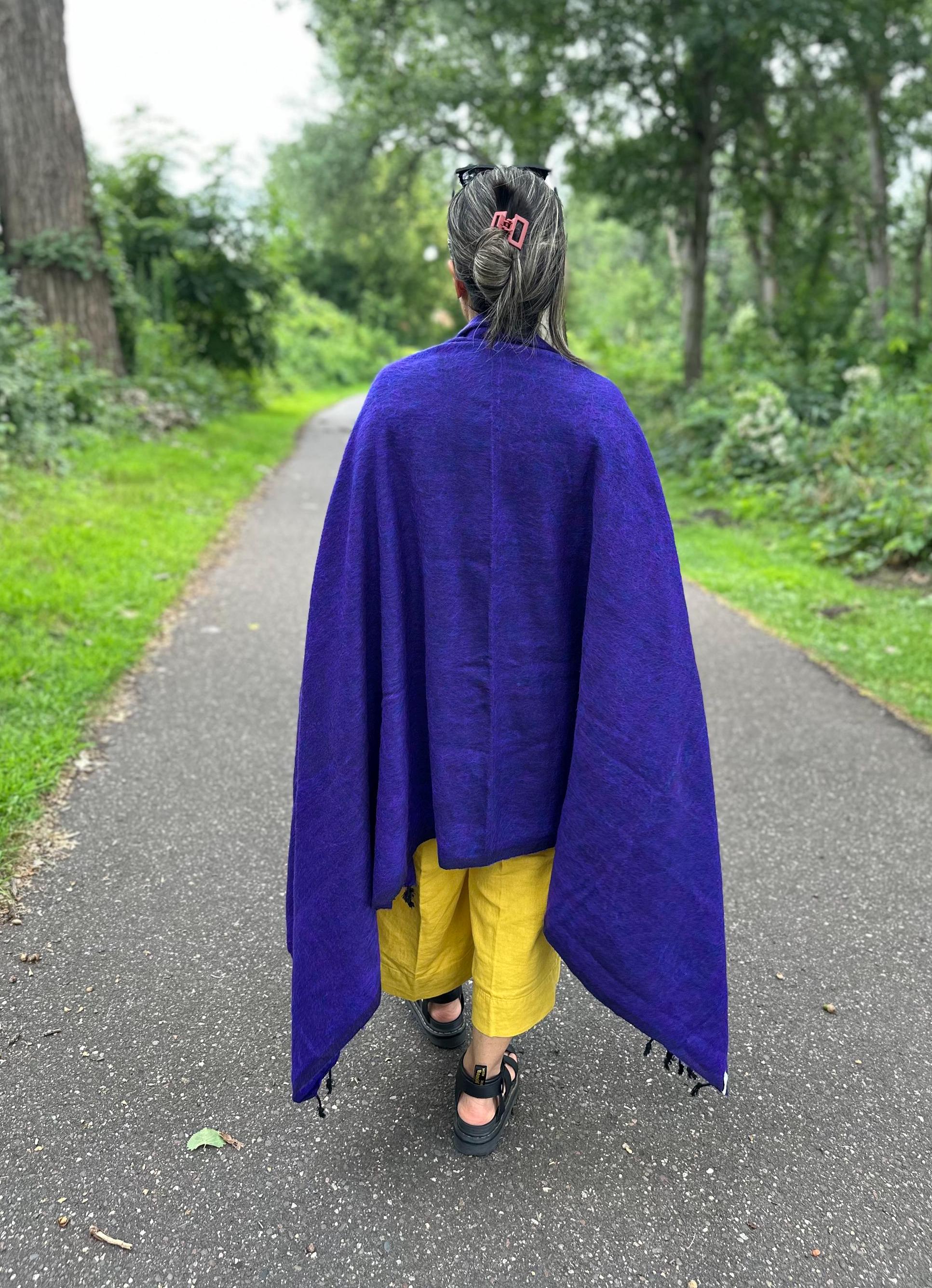 Himalayan Yak Wool Shawl/wrap/scarf Handmade in Nepal. Warm Soft Shawl ...