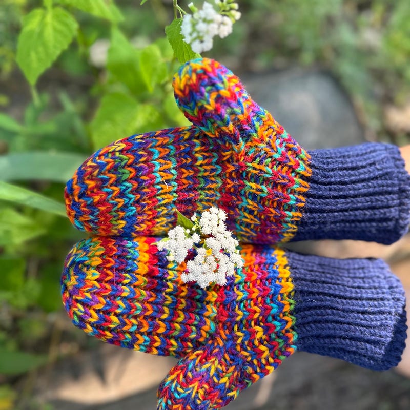 Wool Mittens - Etsy