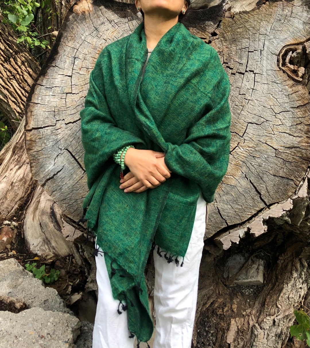 Himalayan Yak Wool Shawl Wrap 82”X39” - Etsy
