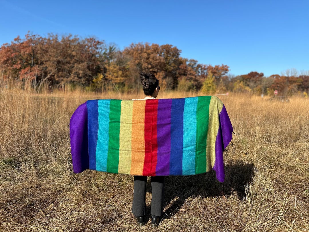Himalayan Yak Wool Shawl/wrap/scarf Handmade in Nepal. Warm Soft Shawl ...