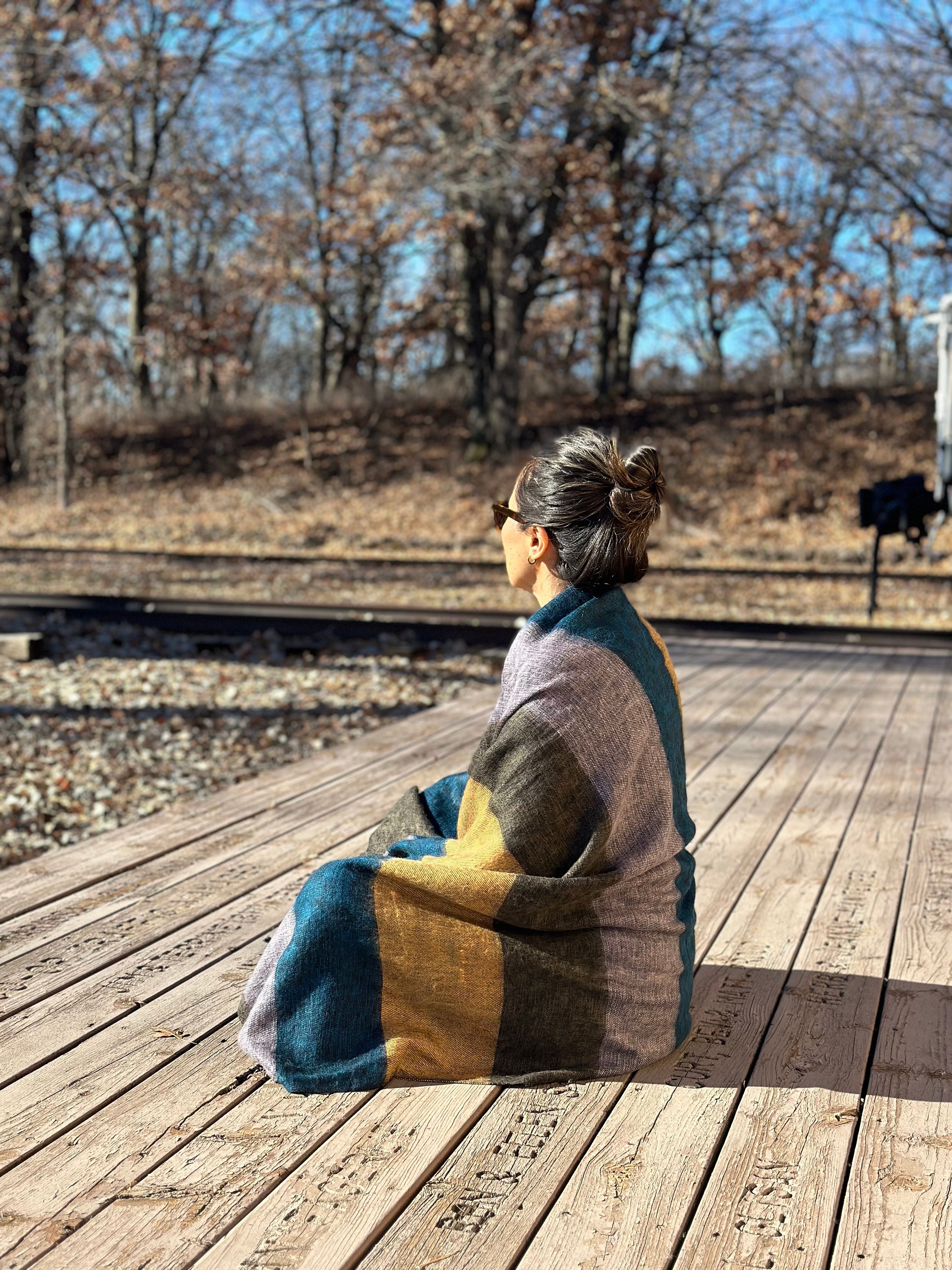 Handmade Himalayan Yak Wool Shawl: Soft Meditation Wrap (82”X39”) - Etsy