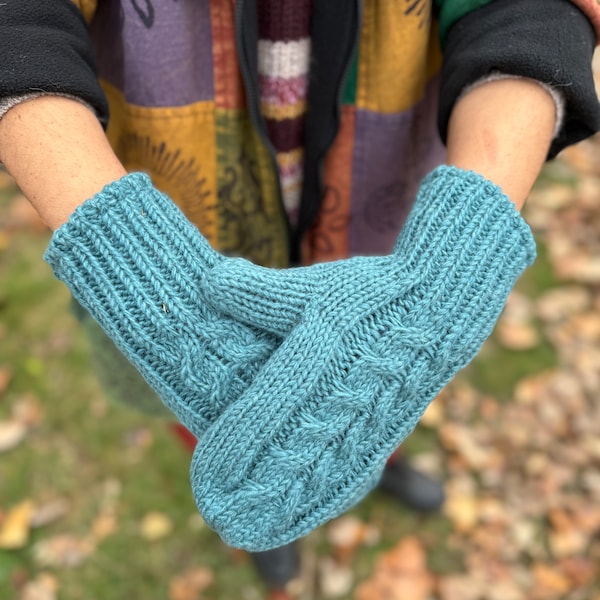 Wool Mittens - Etsy
