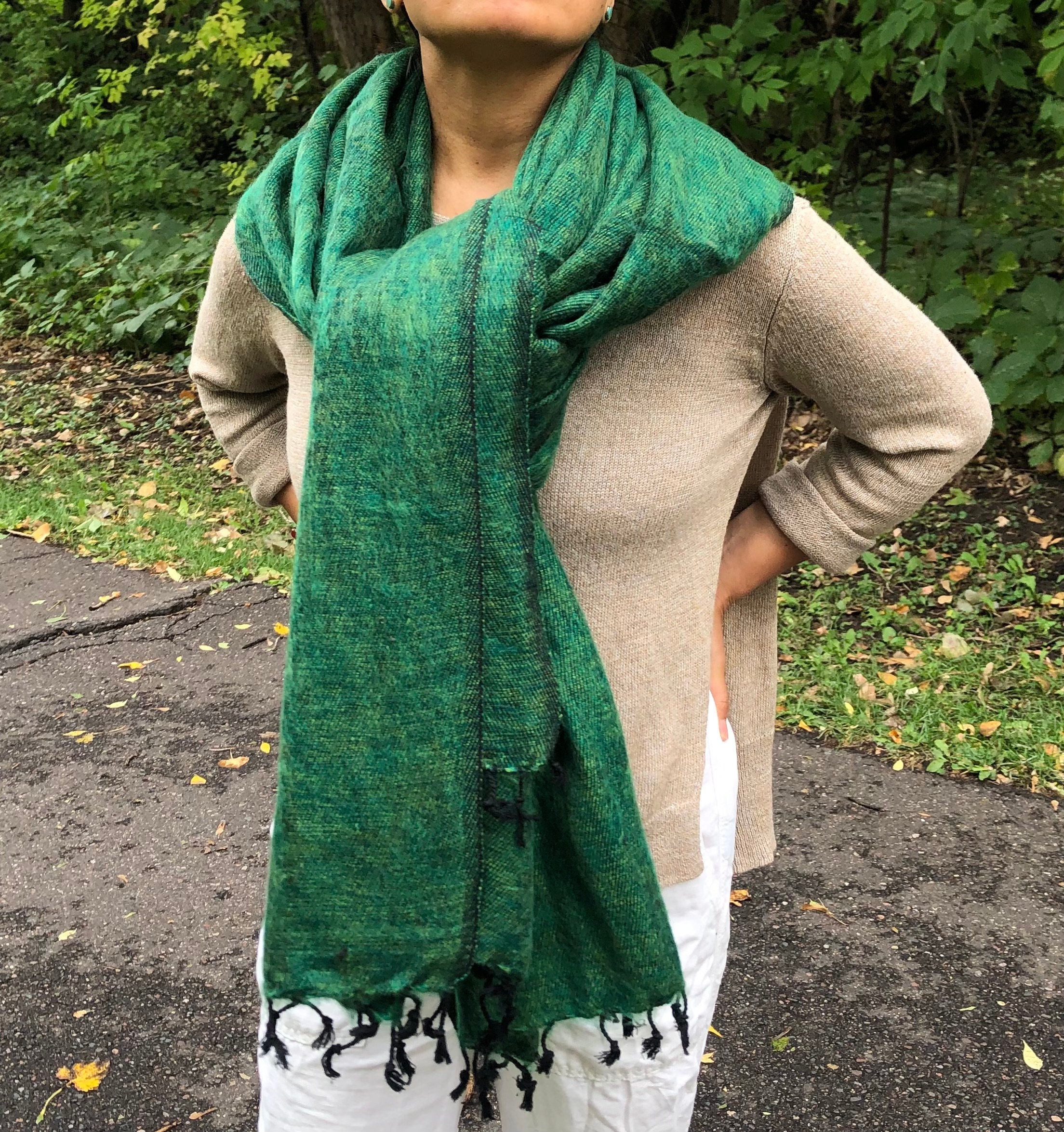 Himalayan Yak Wool Shawl Wrap 82”X39” - Etsy