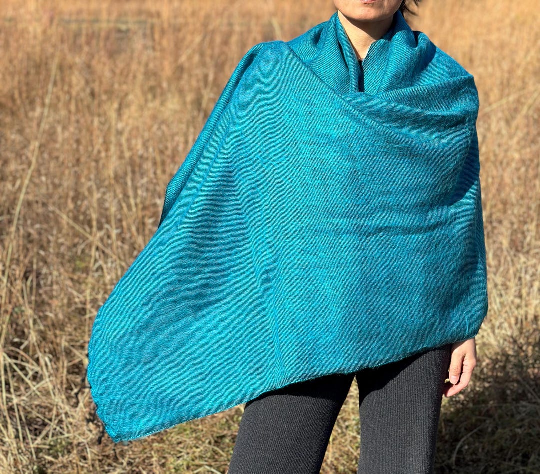 Himalayan Yak Wool Shawl/wrap/scarf Handmade in Nepal. Warm, Soft. 75 ...