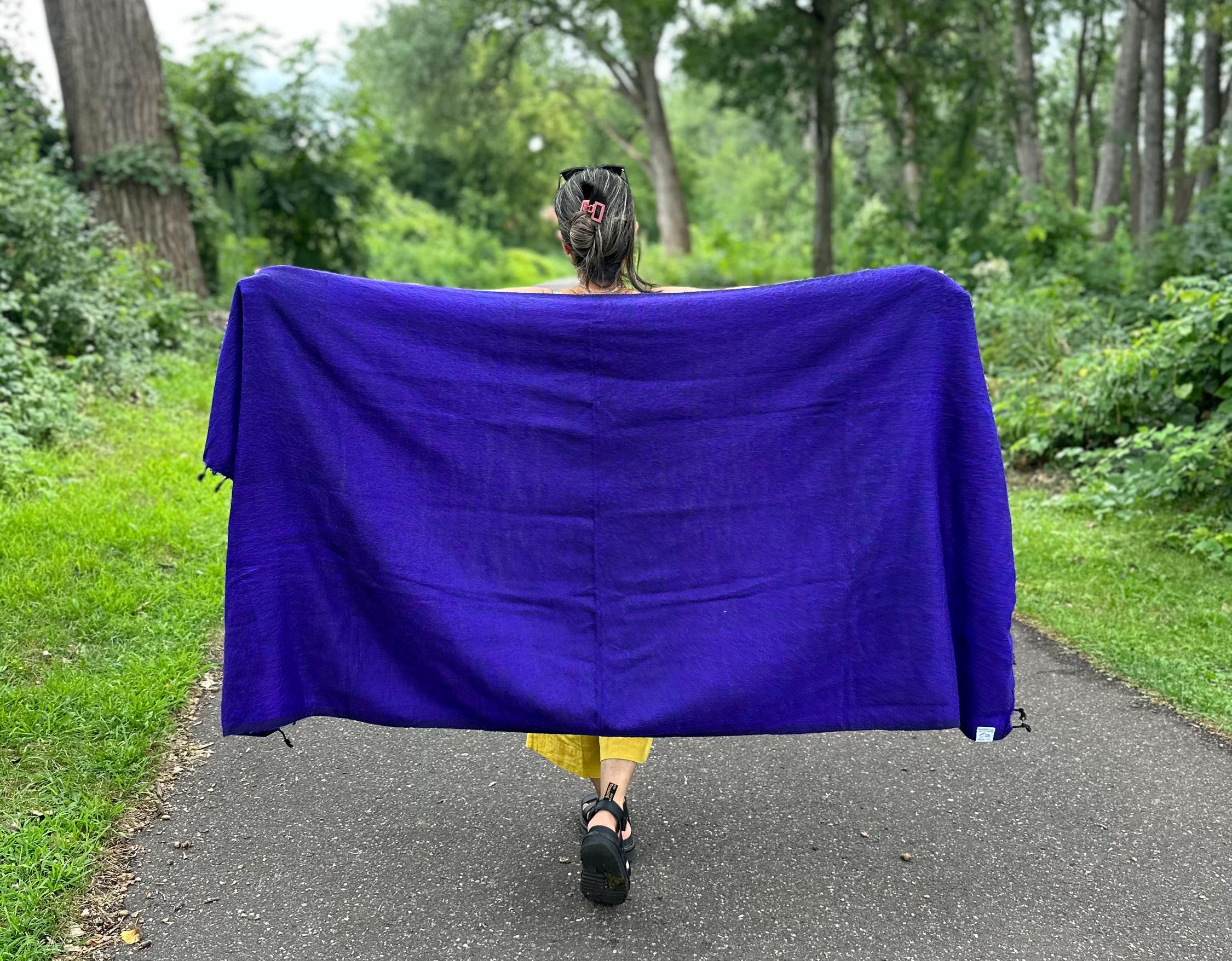 Himalayan Yak Wool Shawl/wrap/scarf Handmade in Nepal. Warm Soft Shawl ...