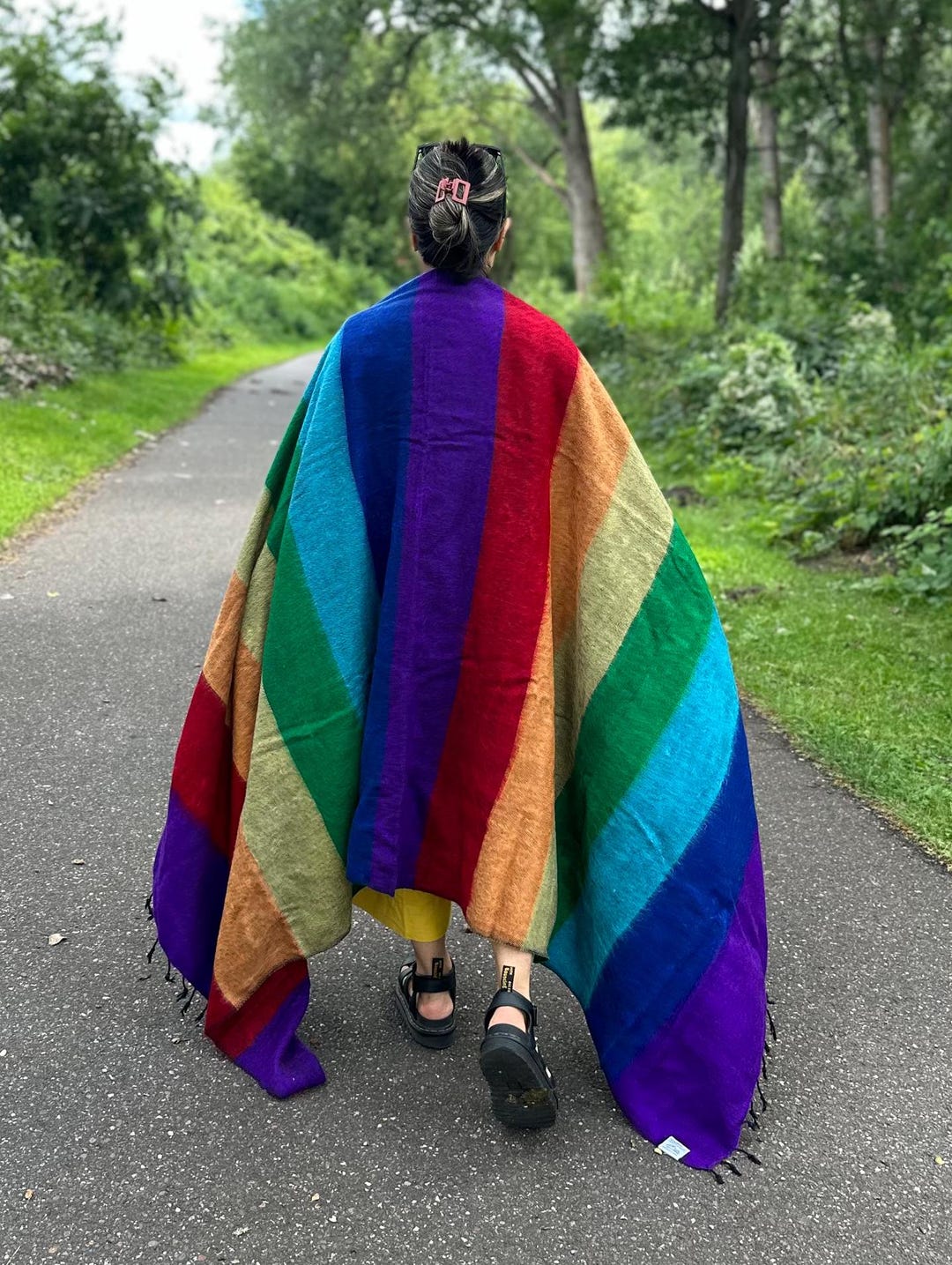 Himalayan Yak Wool Blanket/shawl/wrap Handmade in Nepal. Warm Soft ...