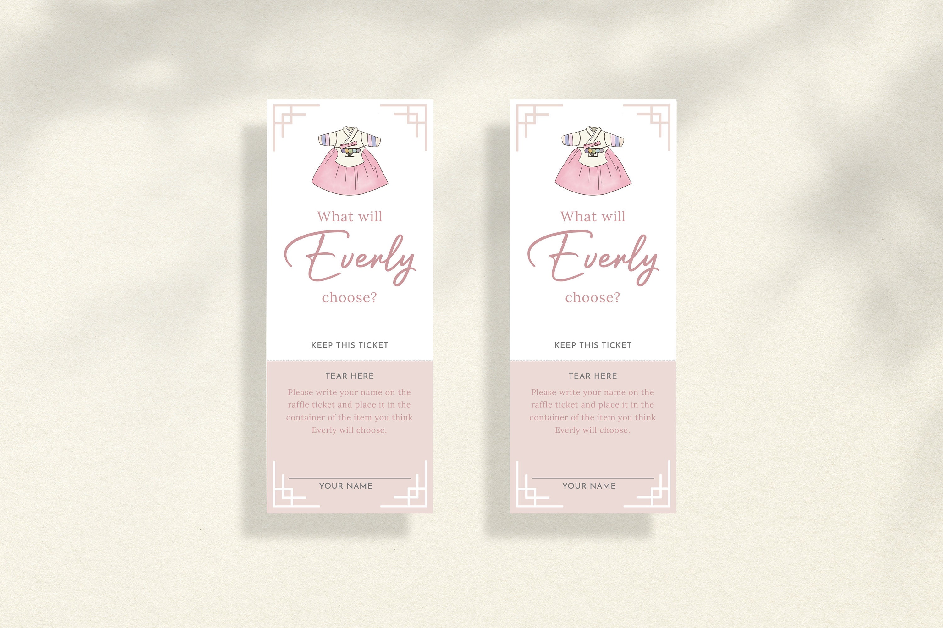 Doljabi Doljanchi Board Sign With Icons, Traditional Korean First ...