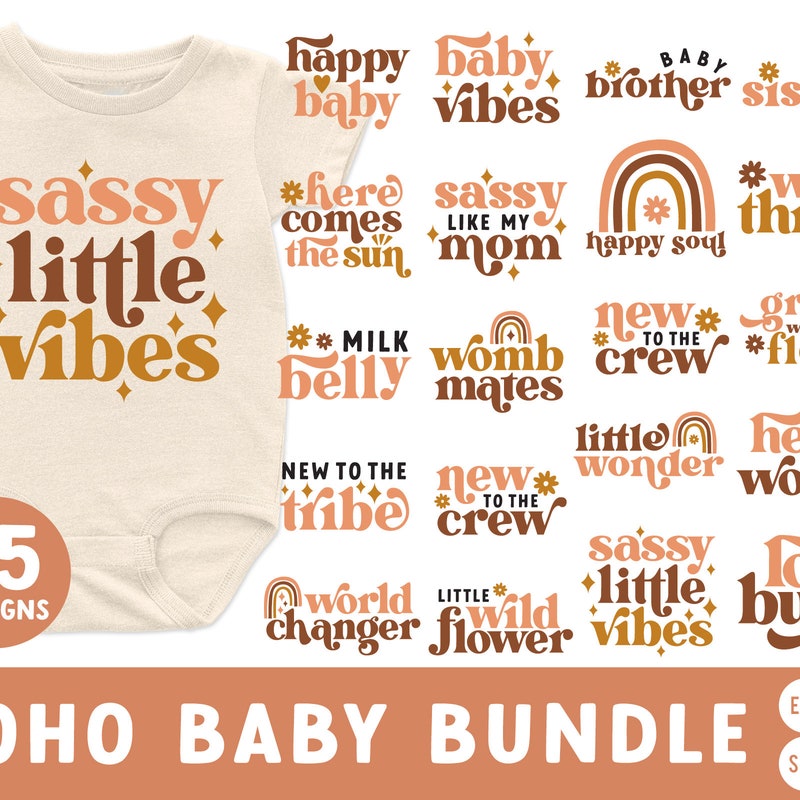 Baby Onesies Svg - Etsy