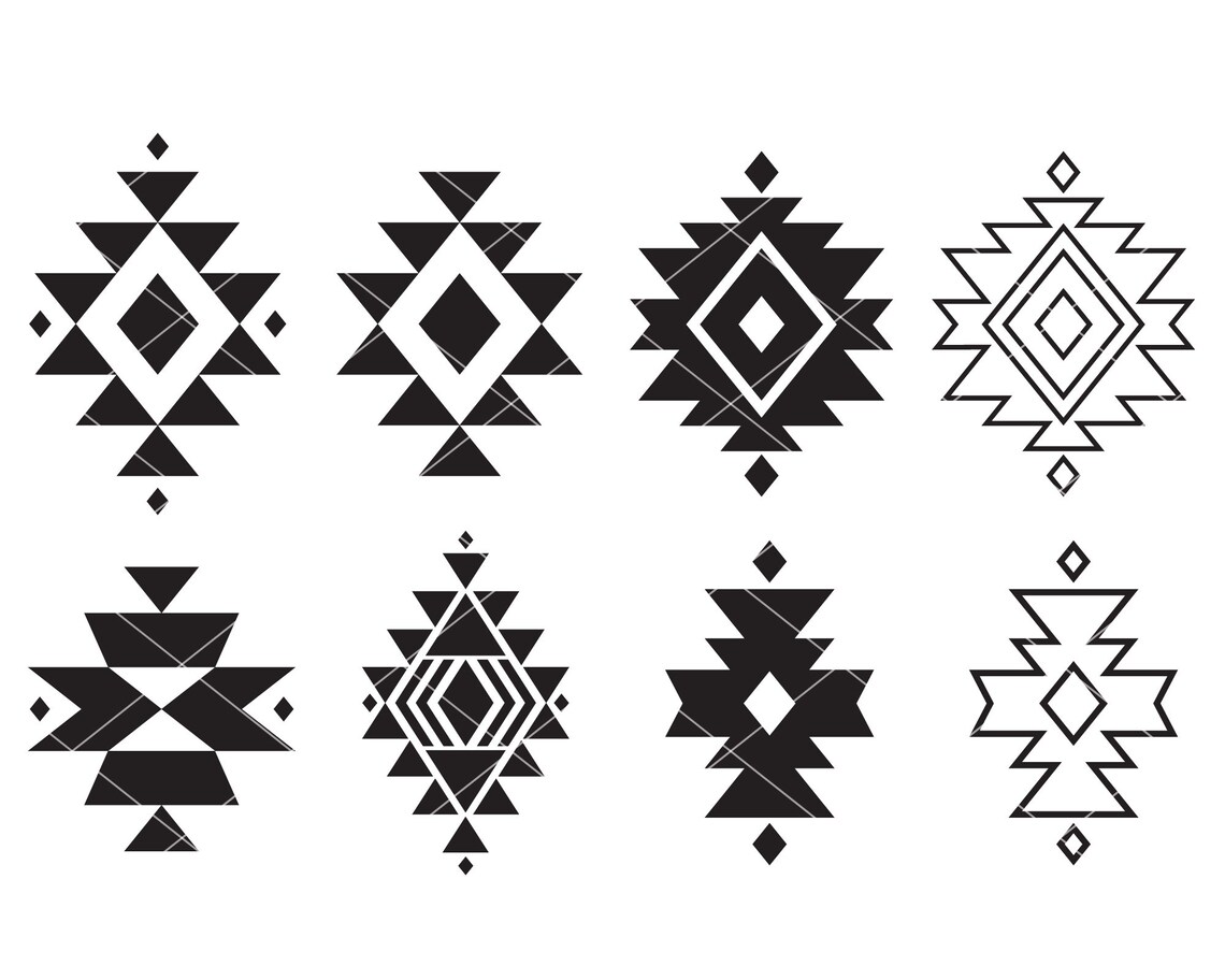 Tribal Pattern SVG Geometric Pattern SVG Diy Tile SVG - Etsy