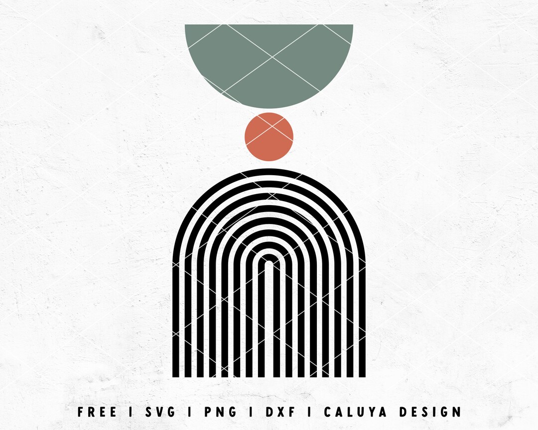 Mid Century SVG | Modern Arch SVG | Boho Arch SVG | Boho Style Svg ...