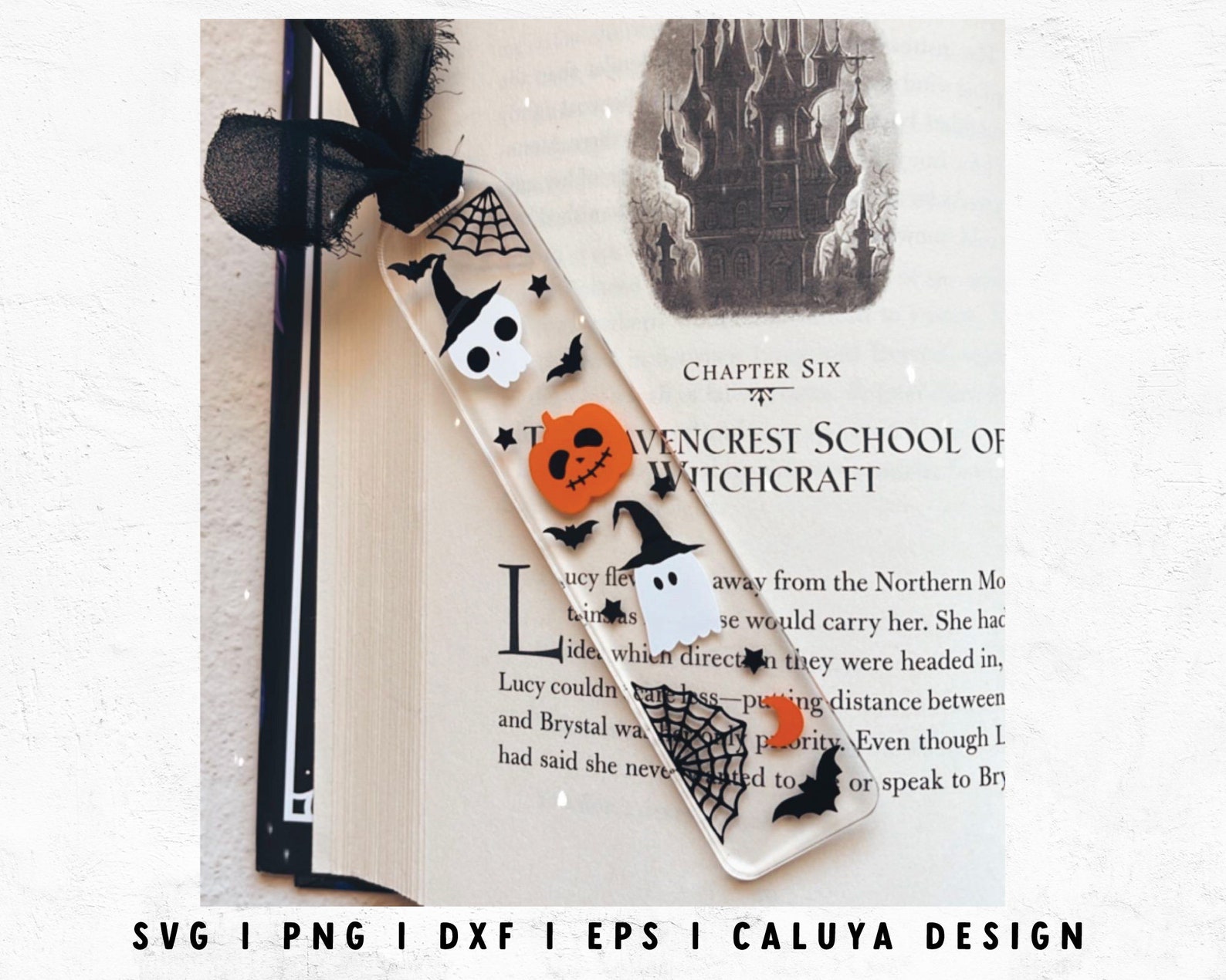Bookmark SVG Spooky Season SVG Halloween Pumpkin SVG - Etsy