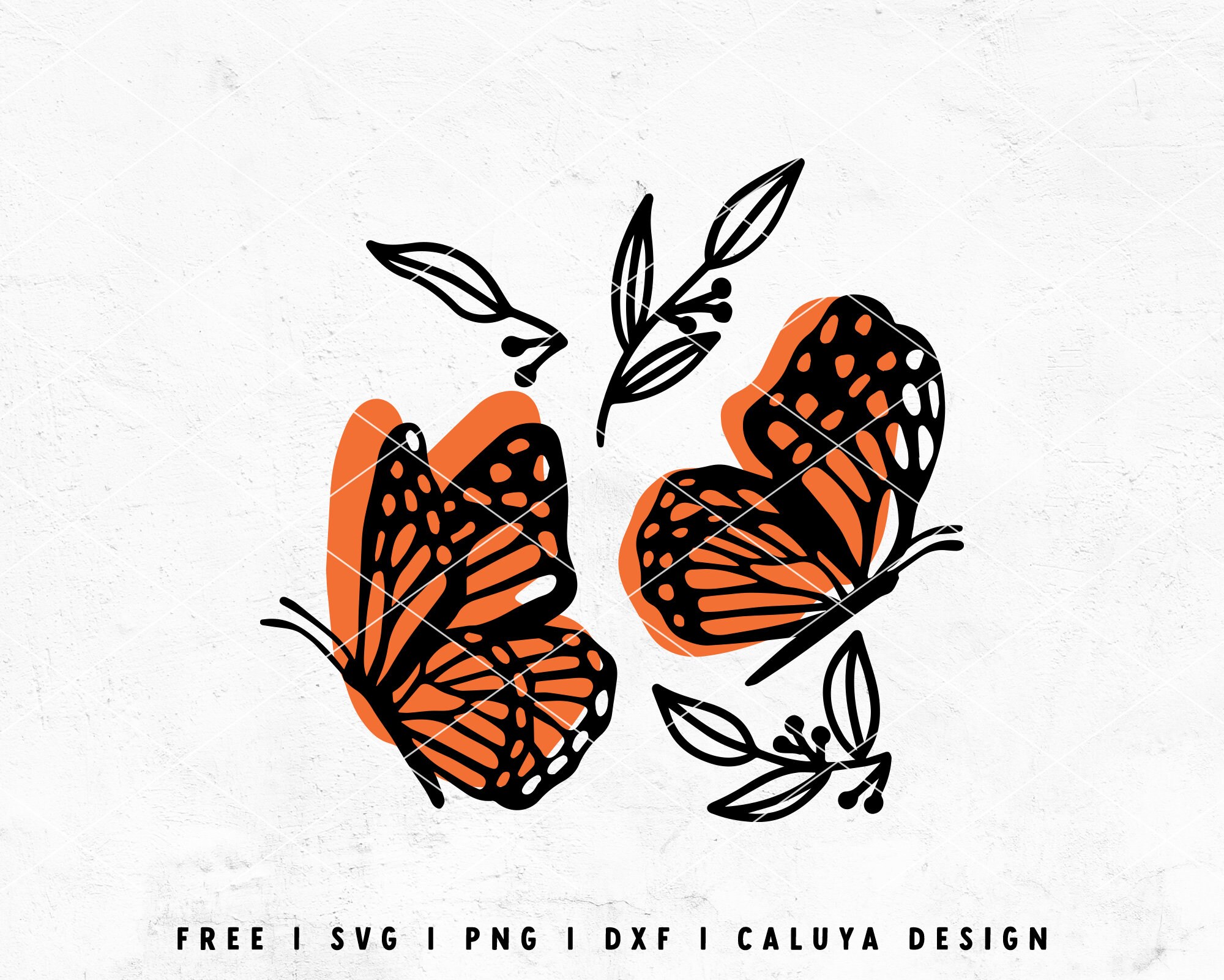 Monarch Butterfly SVG | Botanical SVG | Butterfly Clipart Set ...