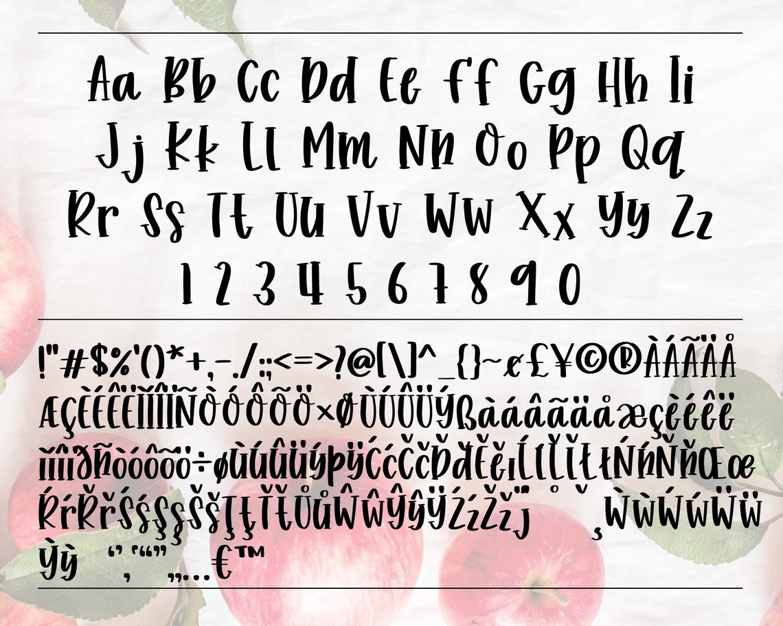 Handwritten Serif Display Font Cricut Font Alphabet SVG for | Etsy
