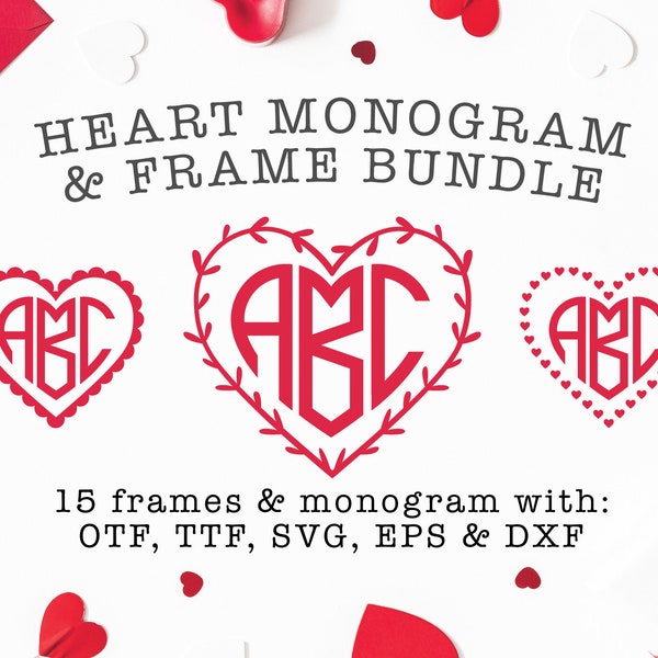 Heart Shaped Font Svg - Etsy