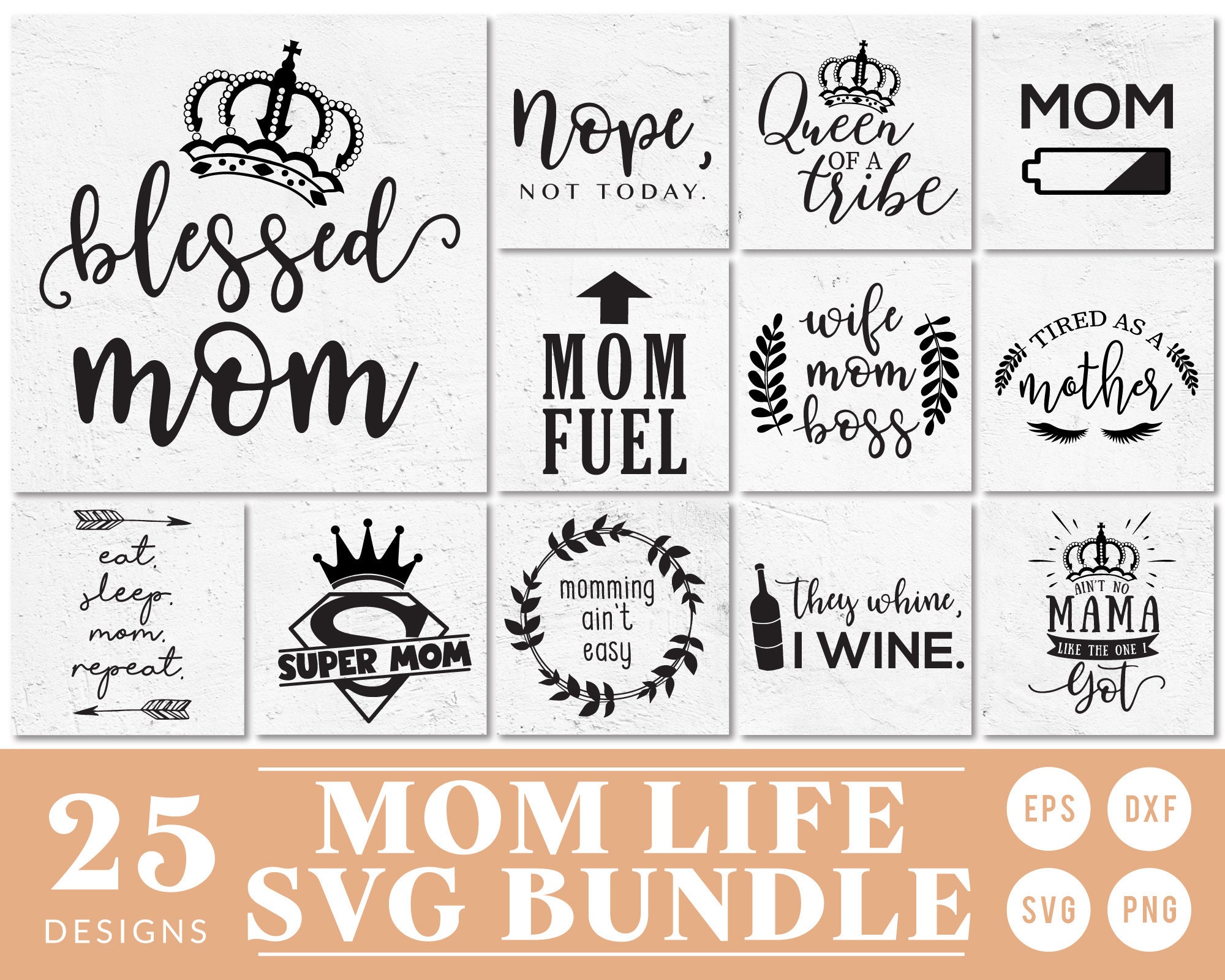 Mom Life png Moms Day Mom Life SVG Mom Quote SVG Cut File for Cricut ...