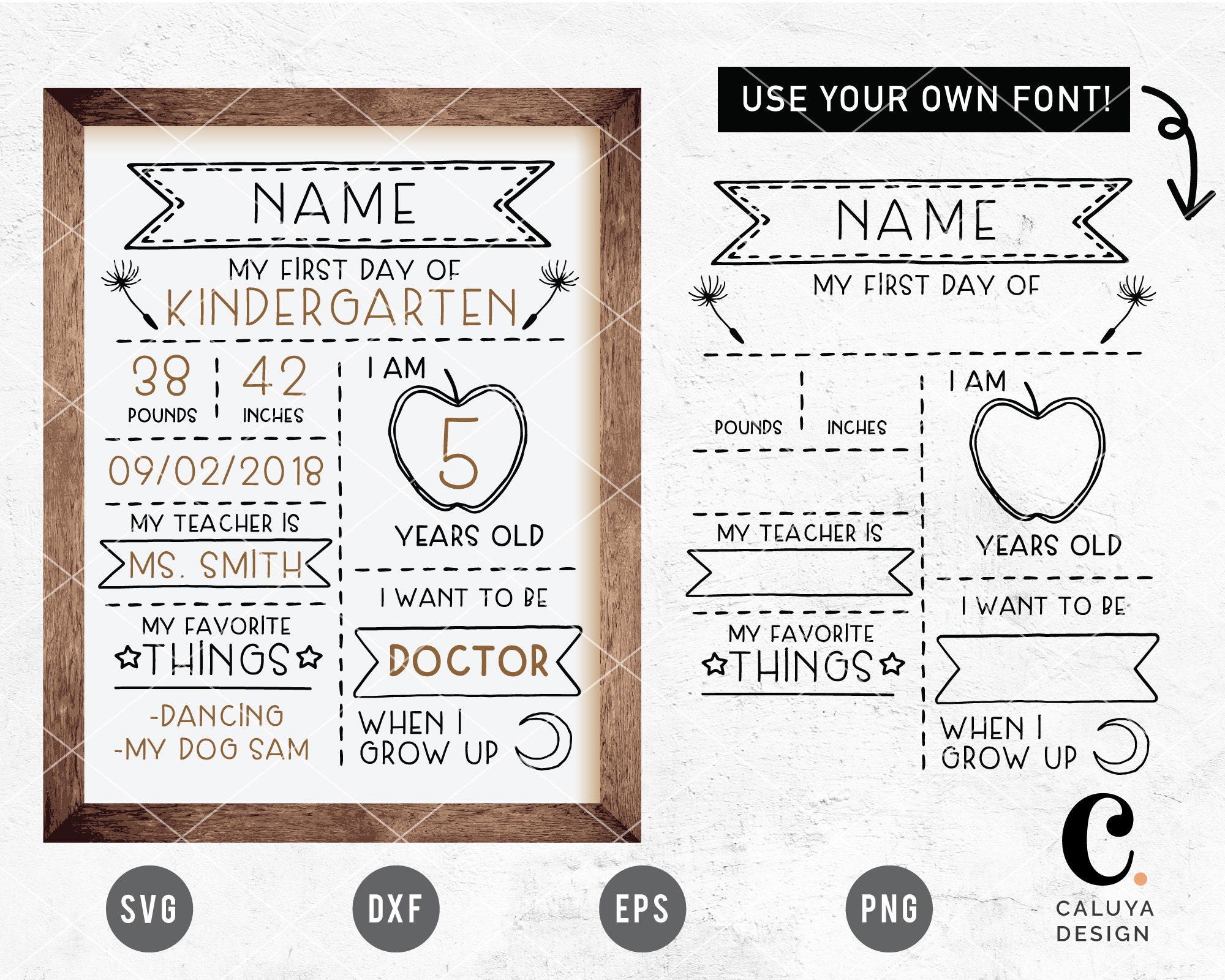 Back to School Board SVG First Day of School Board SVG - Etsy