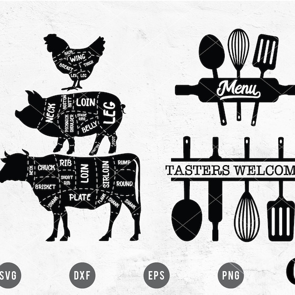 Kitchen Sign Svg - Etsy