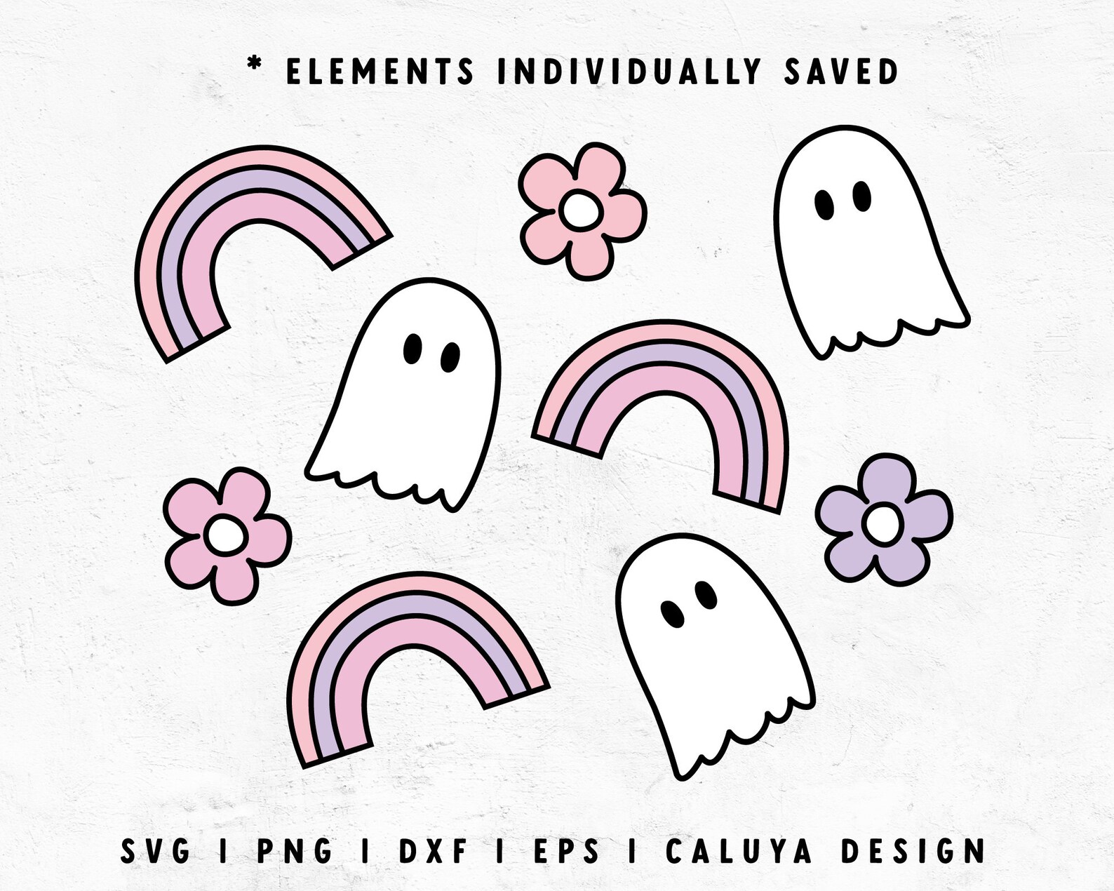 Cute Ghost SVG Cute Halloween SVG Retro Ghost SVG - Etsy