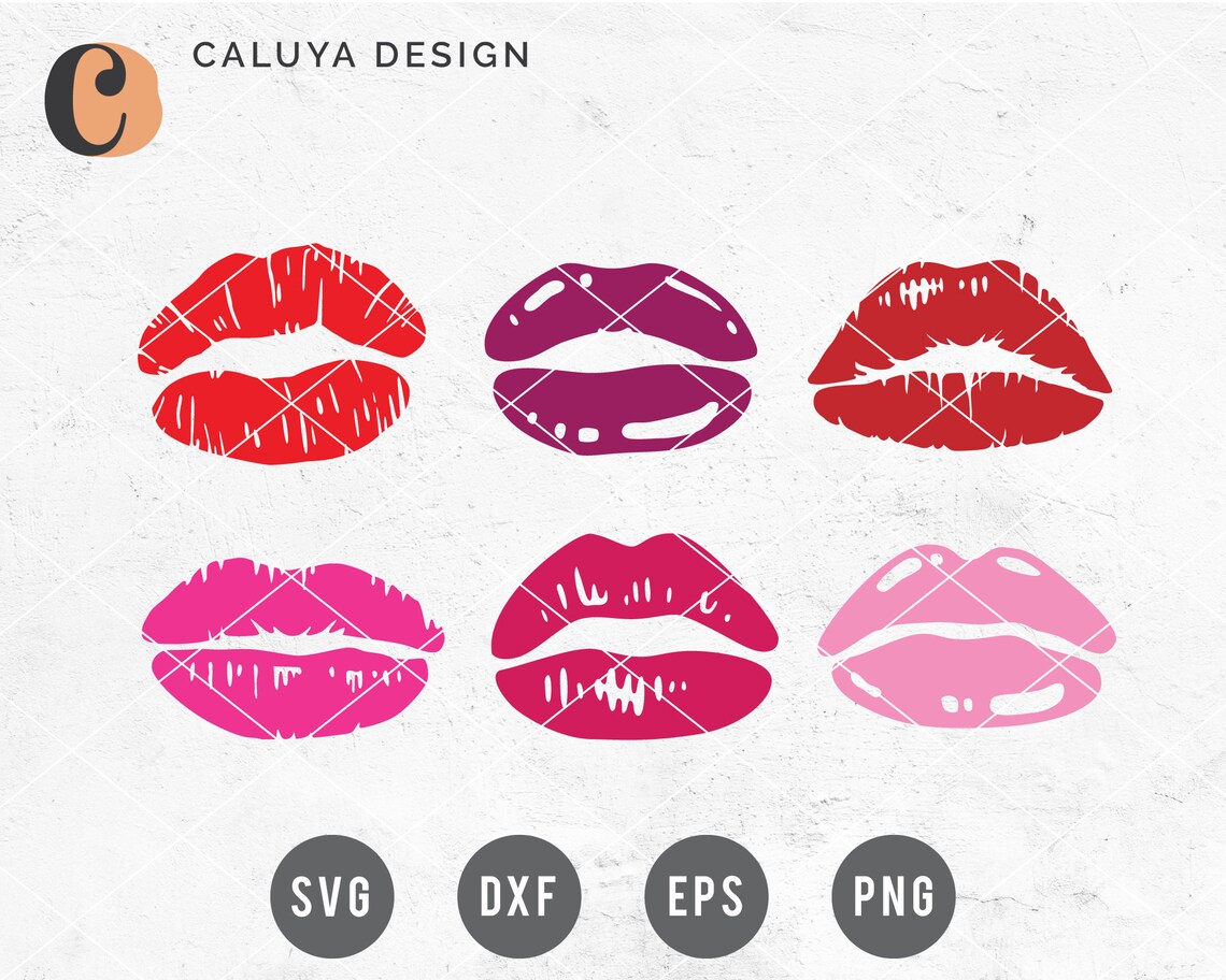 FREE SVG & PNG Lip Cricut Cut Files Png Dxf Eps - Etsy