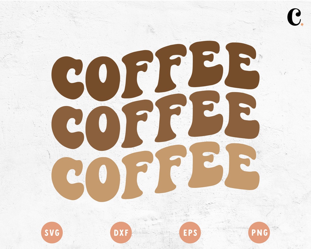 Free SVG & PNG Link | Retro COFFEE Svg Cut File for Cricut, Cameo ...